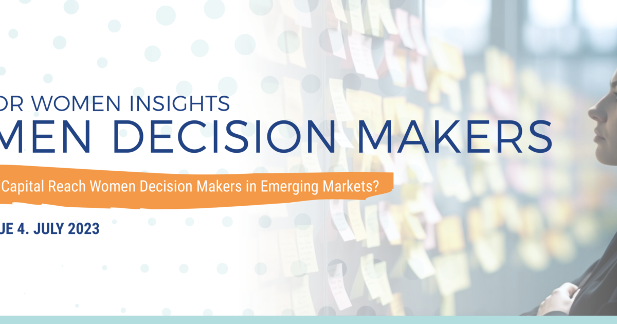 Value for Women Insights: Women Decision Makers | Value for Women